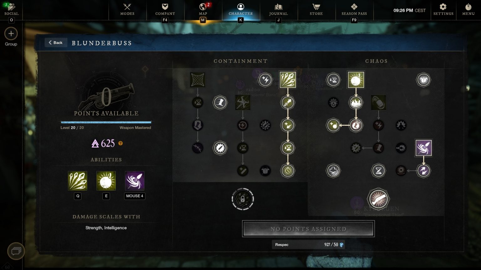 New World Blunderbuss Sword and Burst Build