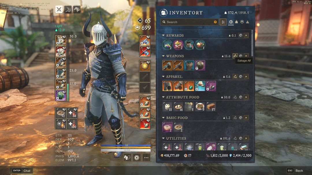 How to Salvage in New World Aeternum