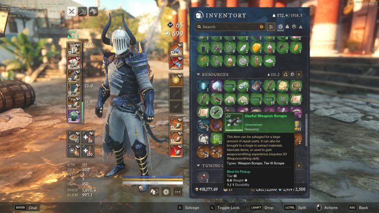 How to Salvage in New World Aeternum