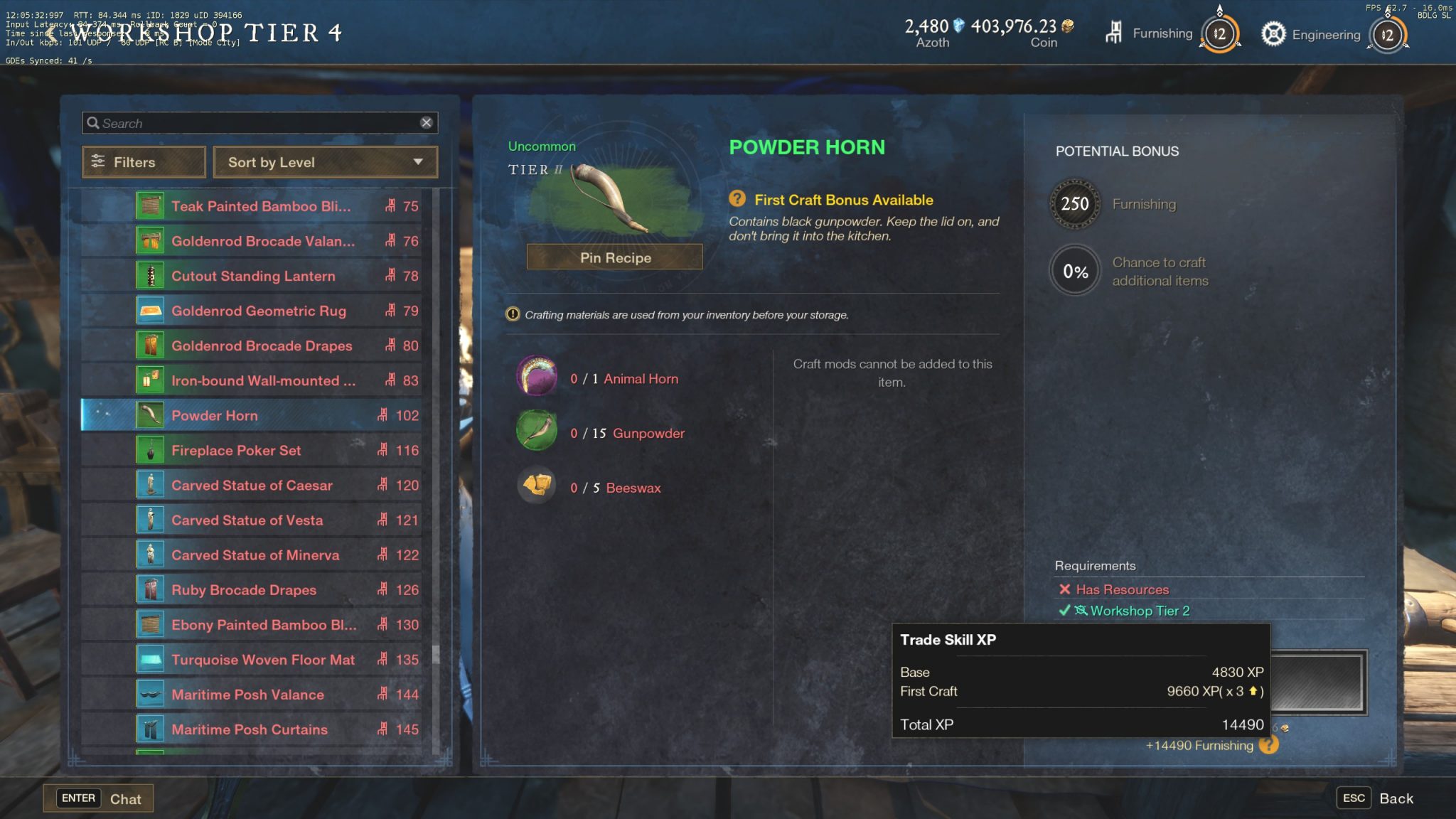 New World Furnishing Guide