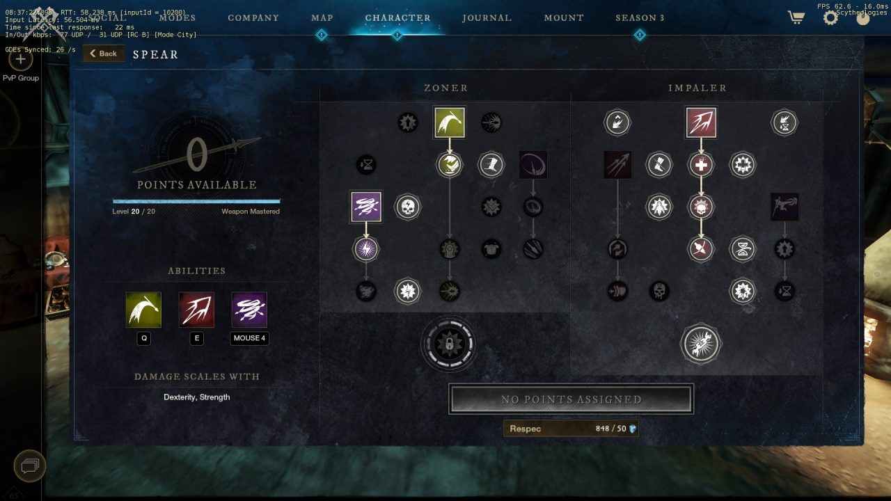 Spear Rapier PVP Build