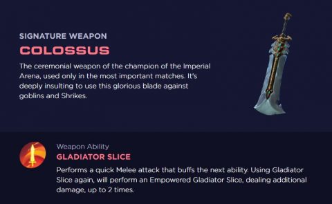 Senja Colossus Build