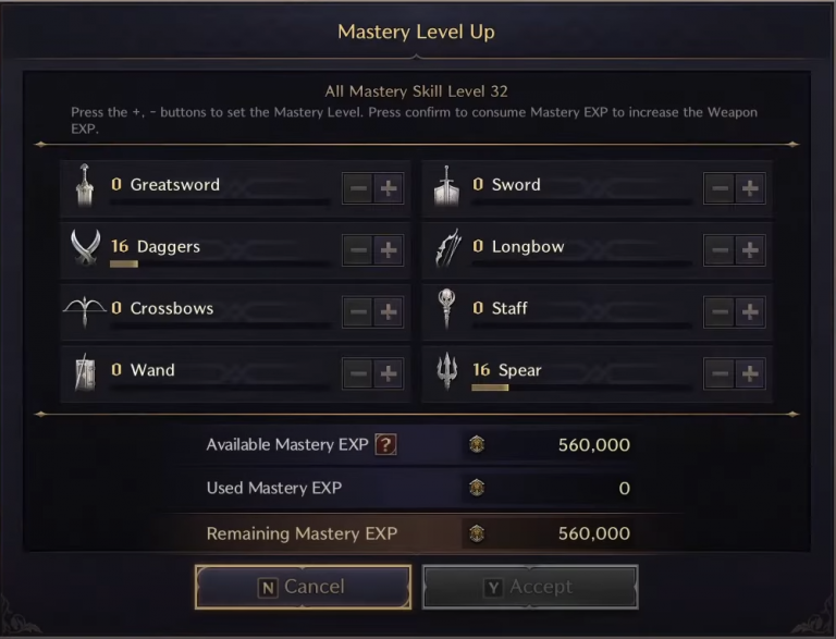 Weapon Mastery System Guide - StudioLoot