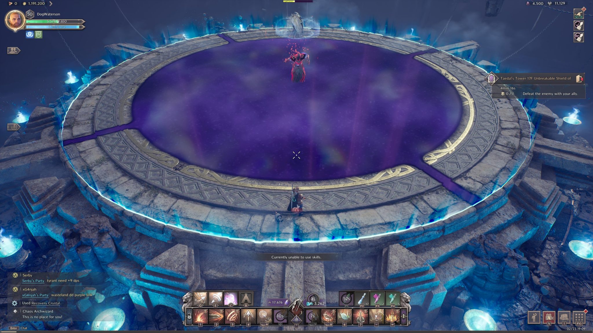 Taedal's Tower Floor 17 - Unbreakable Shield of Cooperation - StudioLoot