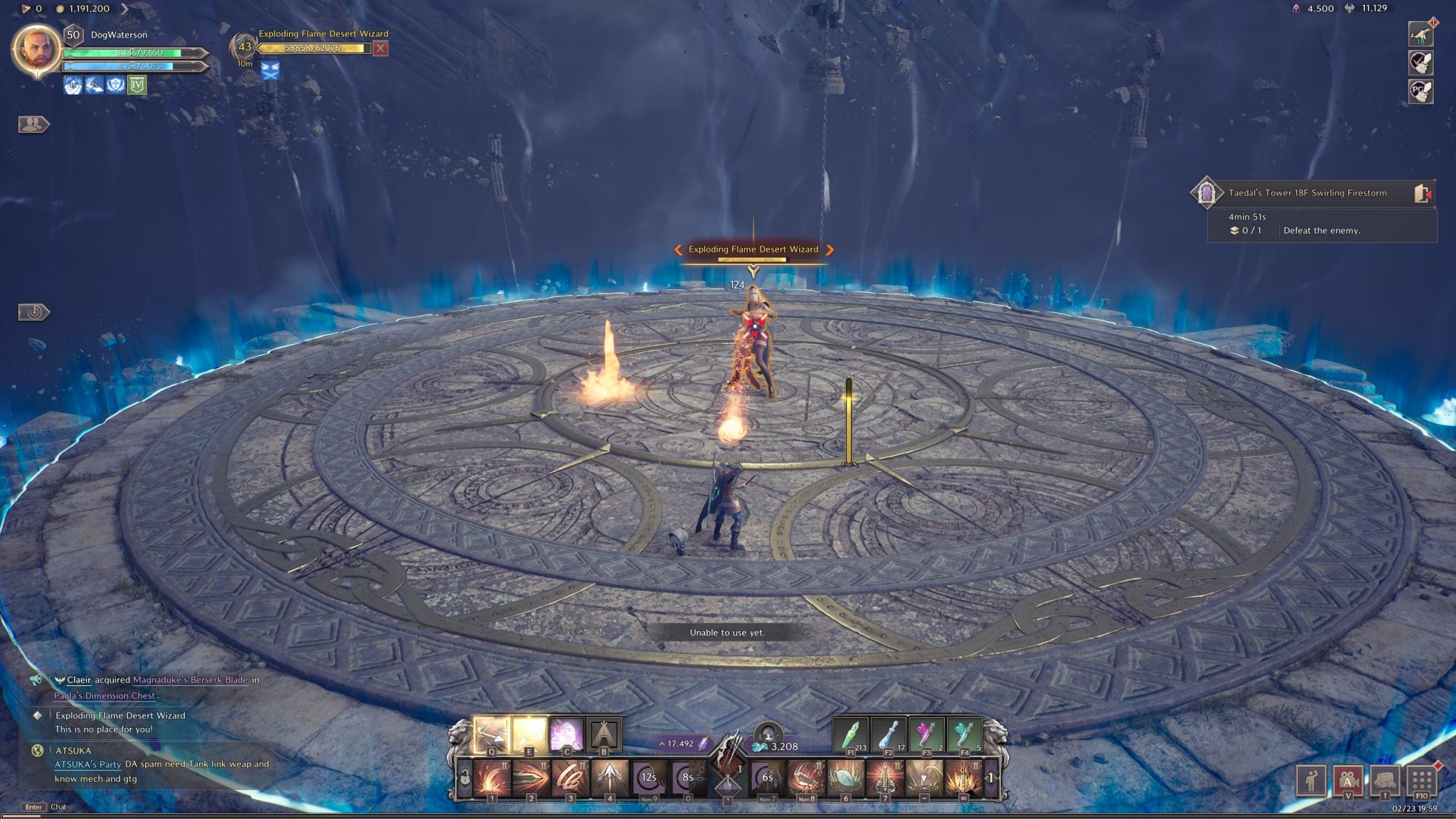 Taedal's Tower Floor 18 - Swirling Firestorm - StudioLoot