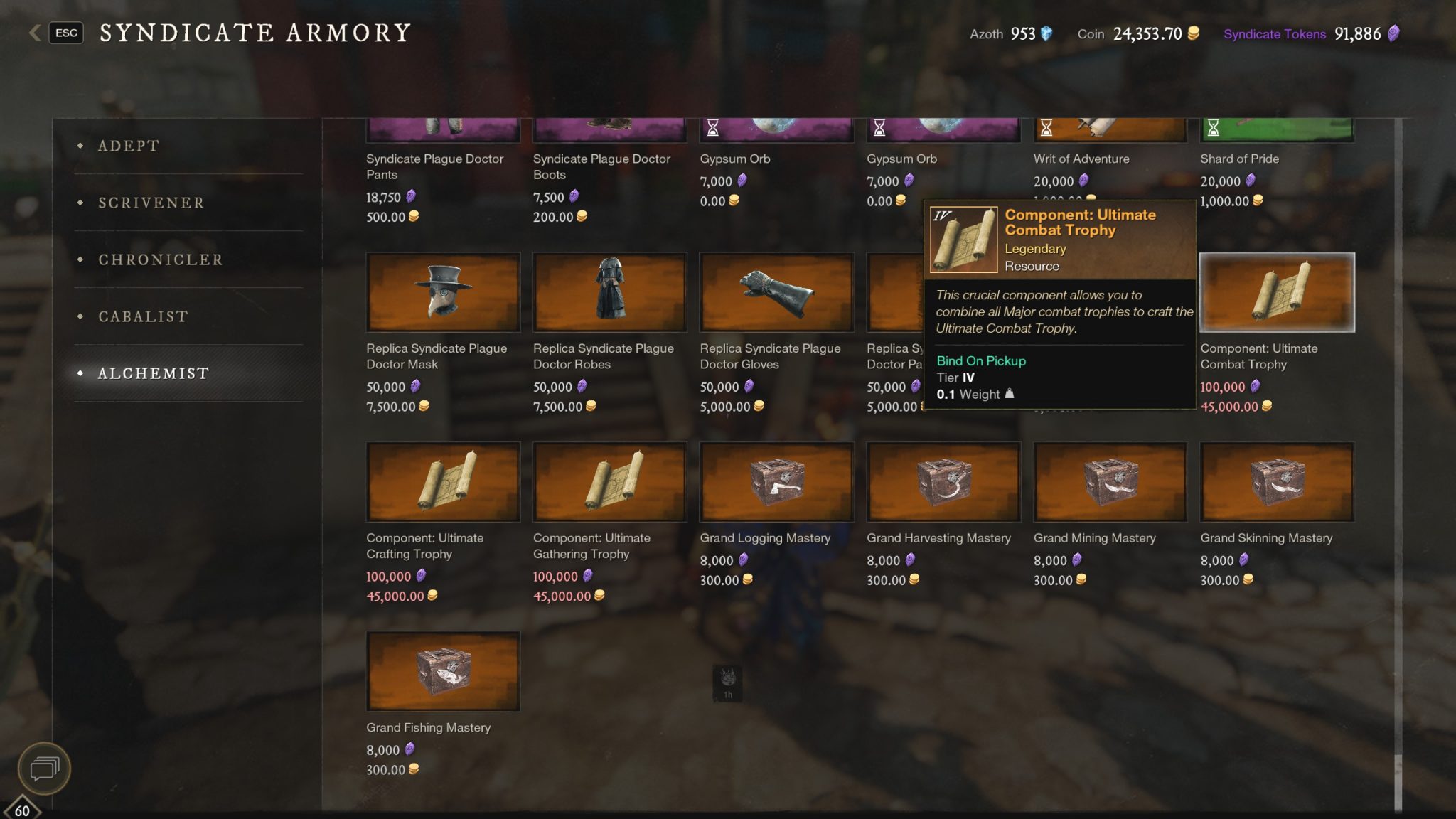 New World Combat Trophy Guide