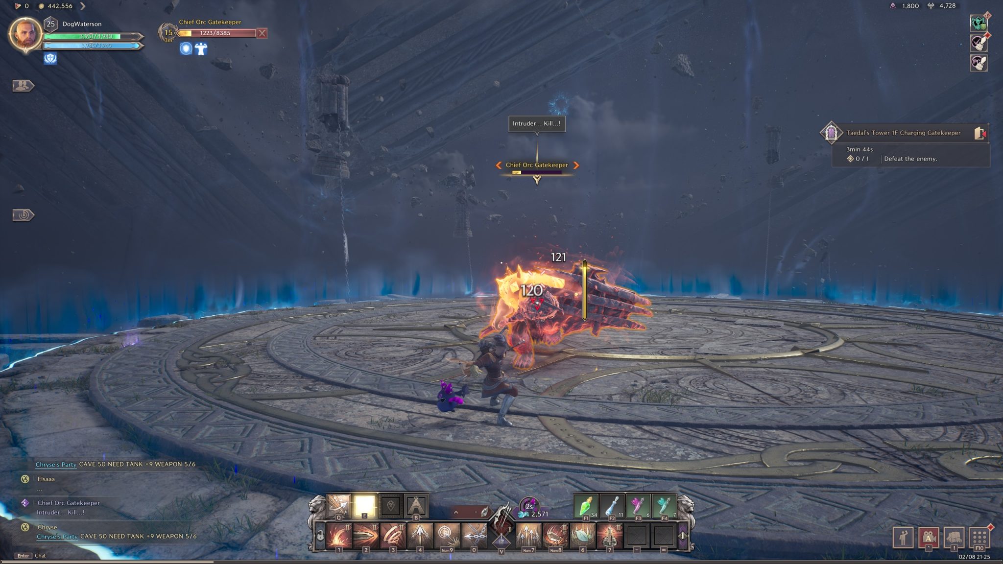 Taedal’s Tower Floor 1 – Charging Gatekeeper - StudioLoot