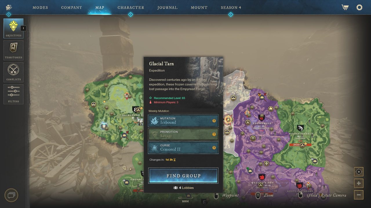 New World Glacial Tarn Guide