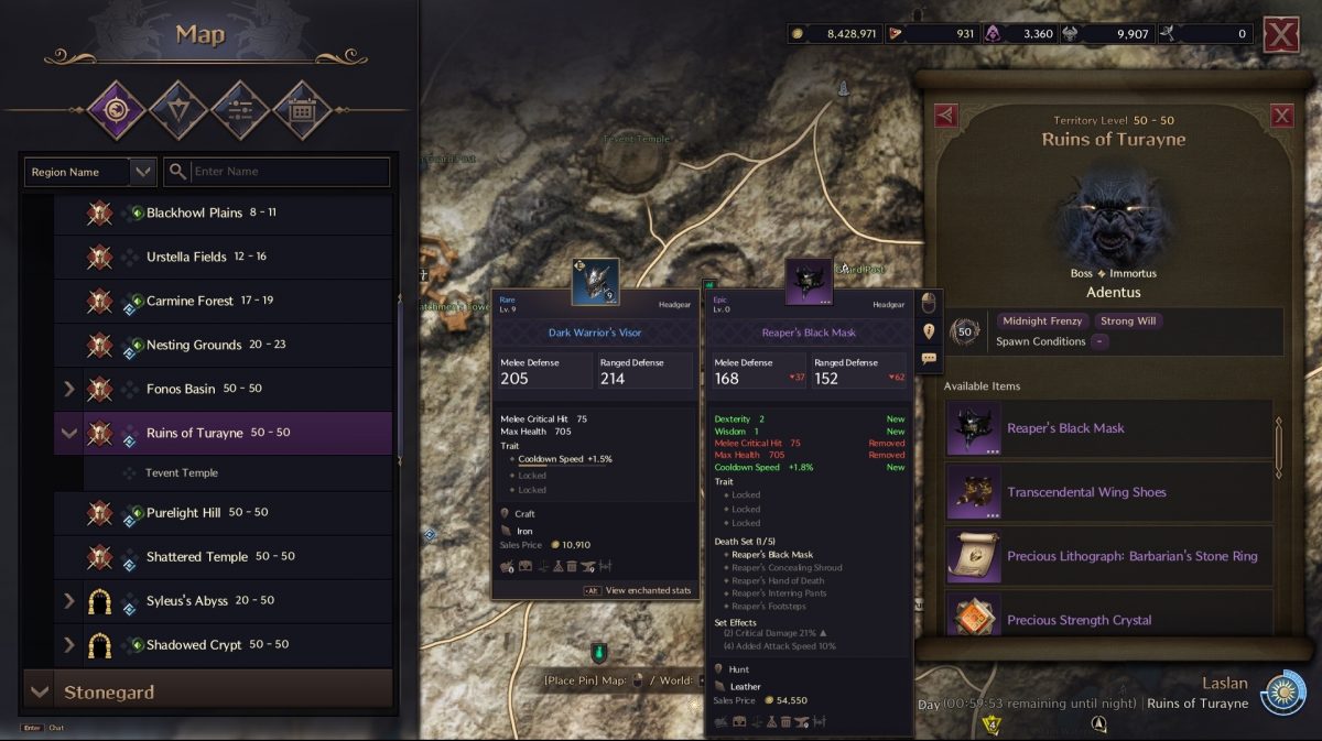 Throne and Liberty Item Sets - StudioLoot